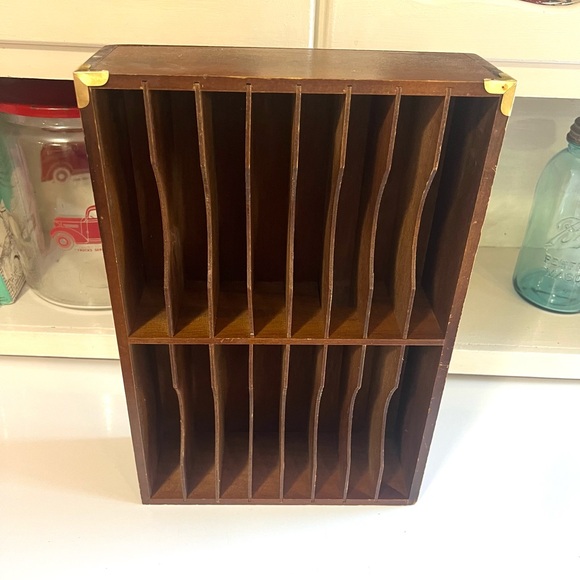 Storage & Organization | Vintage Wood Mail Sorter Organizer Wall Decor ...